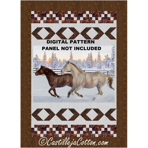 Horse in Snow - Etsy