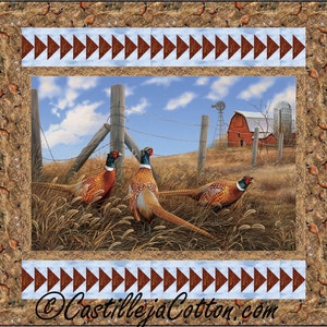 Pheasant Run Quilt Epattern, 5210-0e, Digital Pattern, Bird Lap Quilt ...
