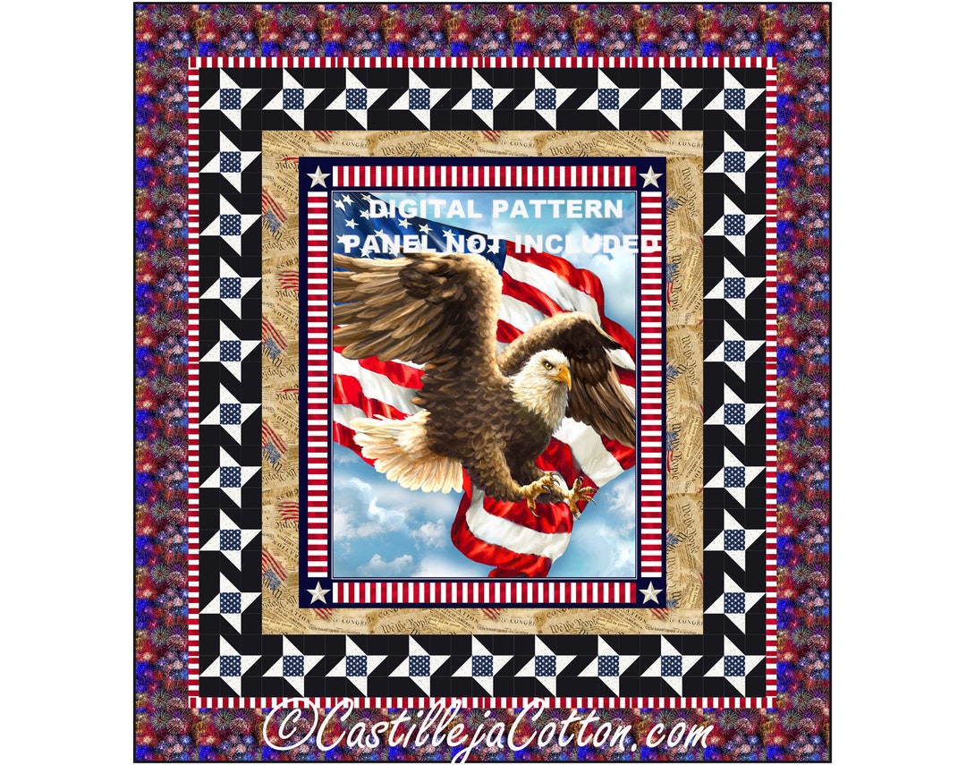 Stars and Stripes Quilt Pattern, 5957-1e, Digital Pattern, Timeless ...