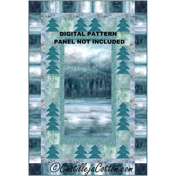 Painted Forest Quilt Pattern - Etsy