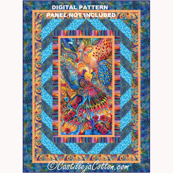 Peacock Quilt - Etsy