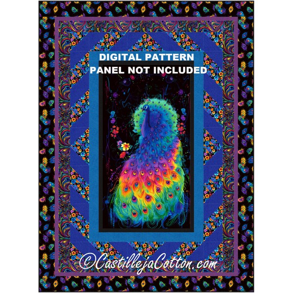 Peacock Quilt - Etsy