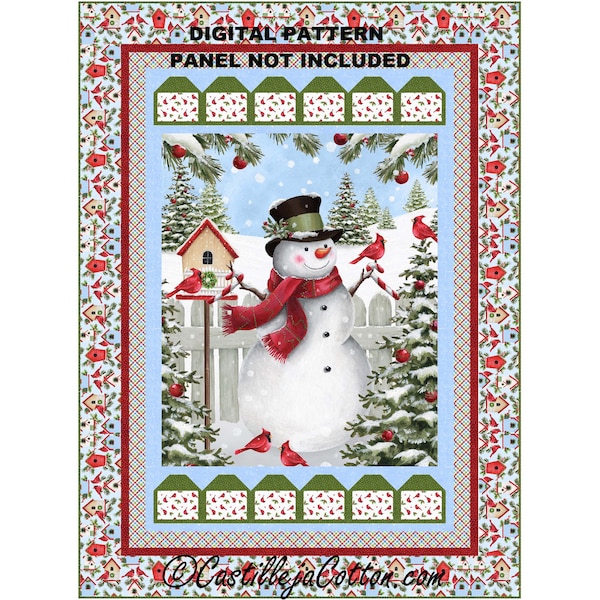 Snowman Quilt - Etsy