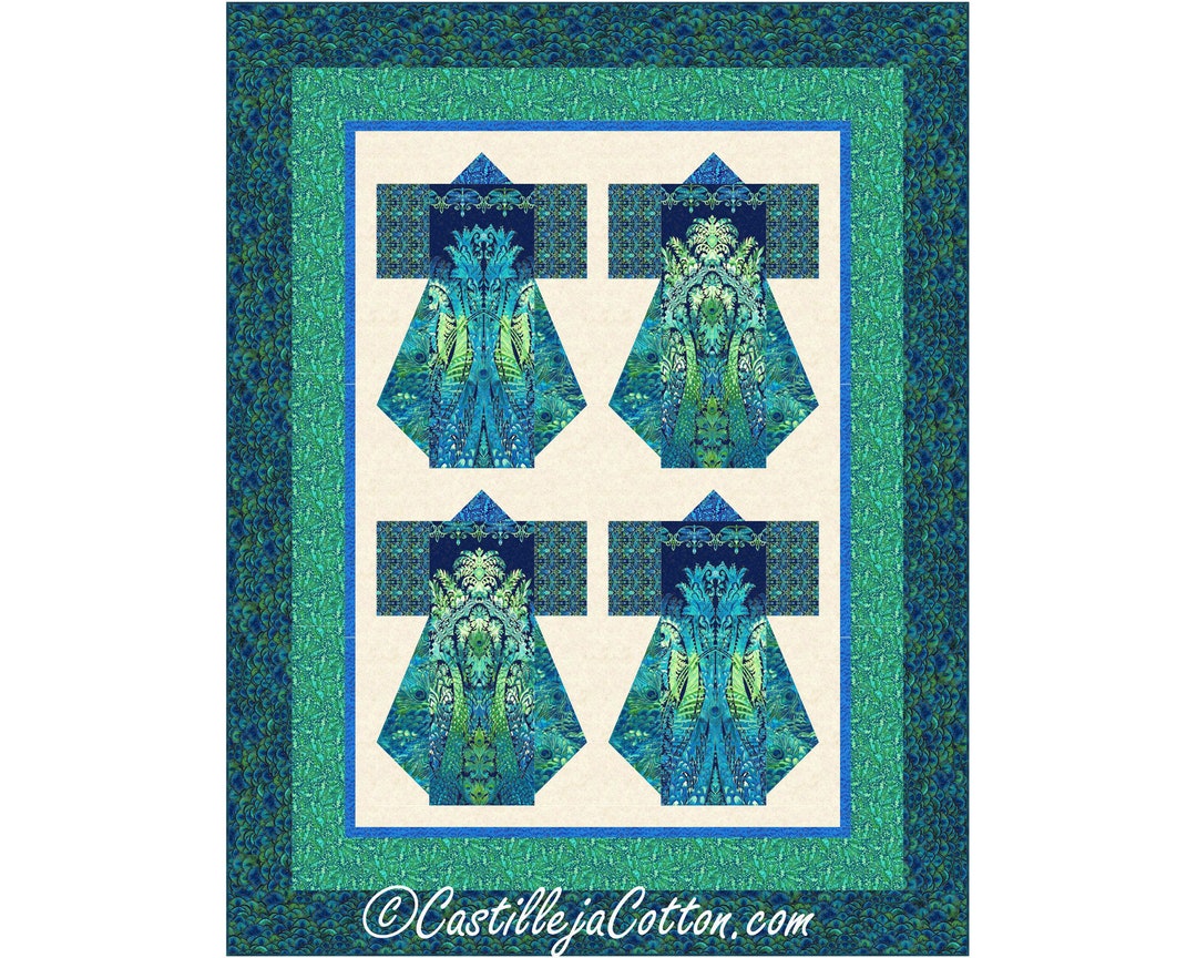 Luminous Kimonos Quilt Epattern, 5670-1e, Digital Pattern, Twin Lap ...