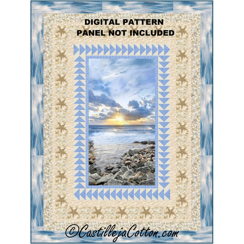 Beach Quilt Pattern - Etsy