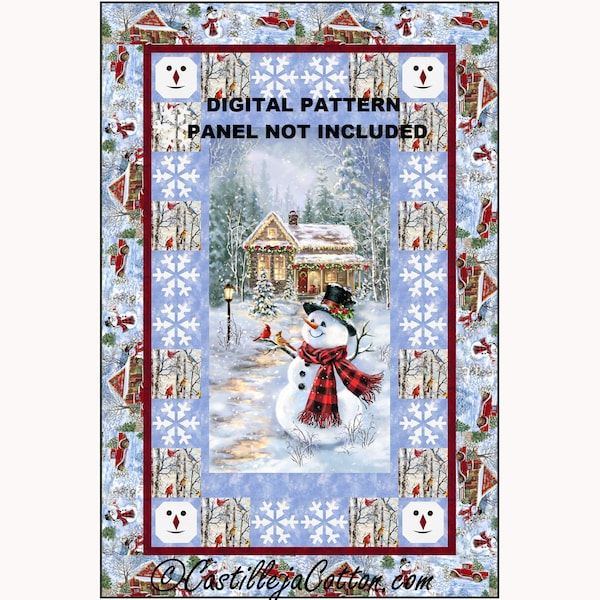 Snowman Quilt - Etsy