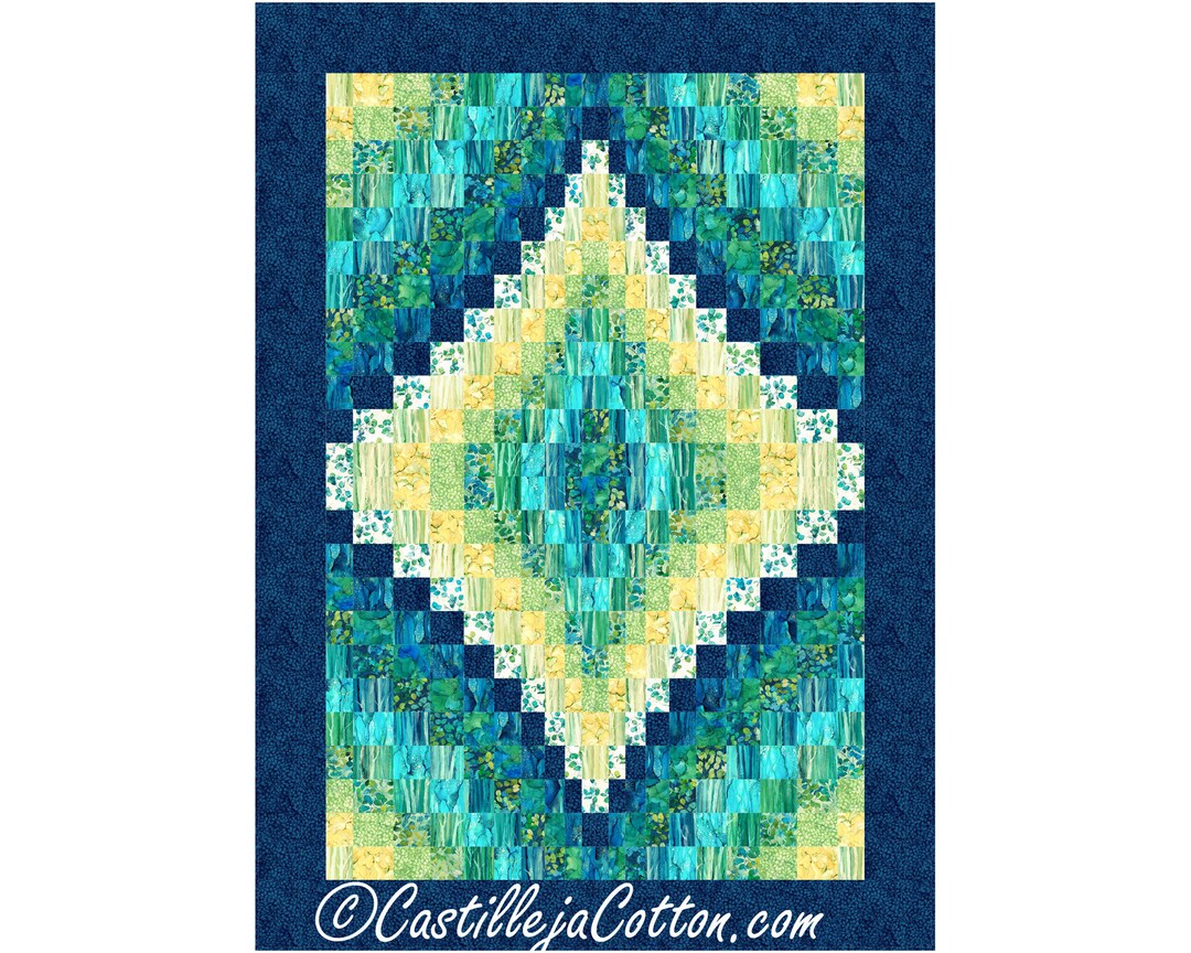 Morning Light Diamond Quilt Epattern, 5646-4e, Digital Pattern ...