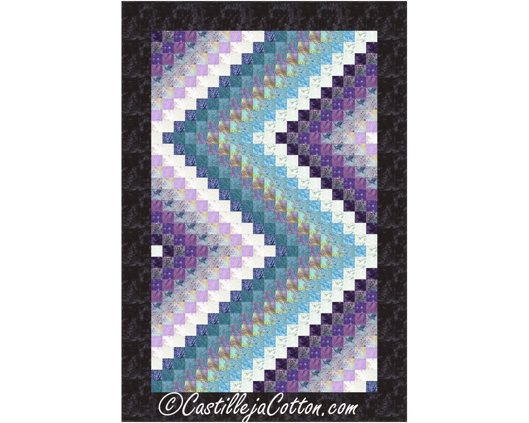 Wandering in Paradise Quilt Pattern, 5874-1, Digital Pattern, Lap ...