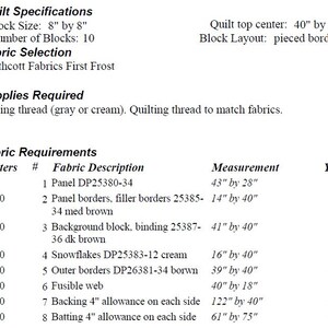 Deer at First Frost Quilt Epattern, 5832-1e, Digital Pattern, Deer ...