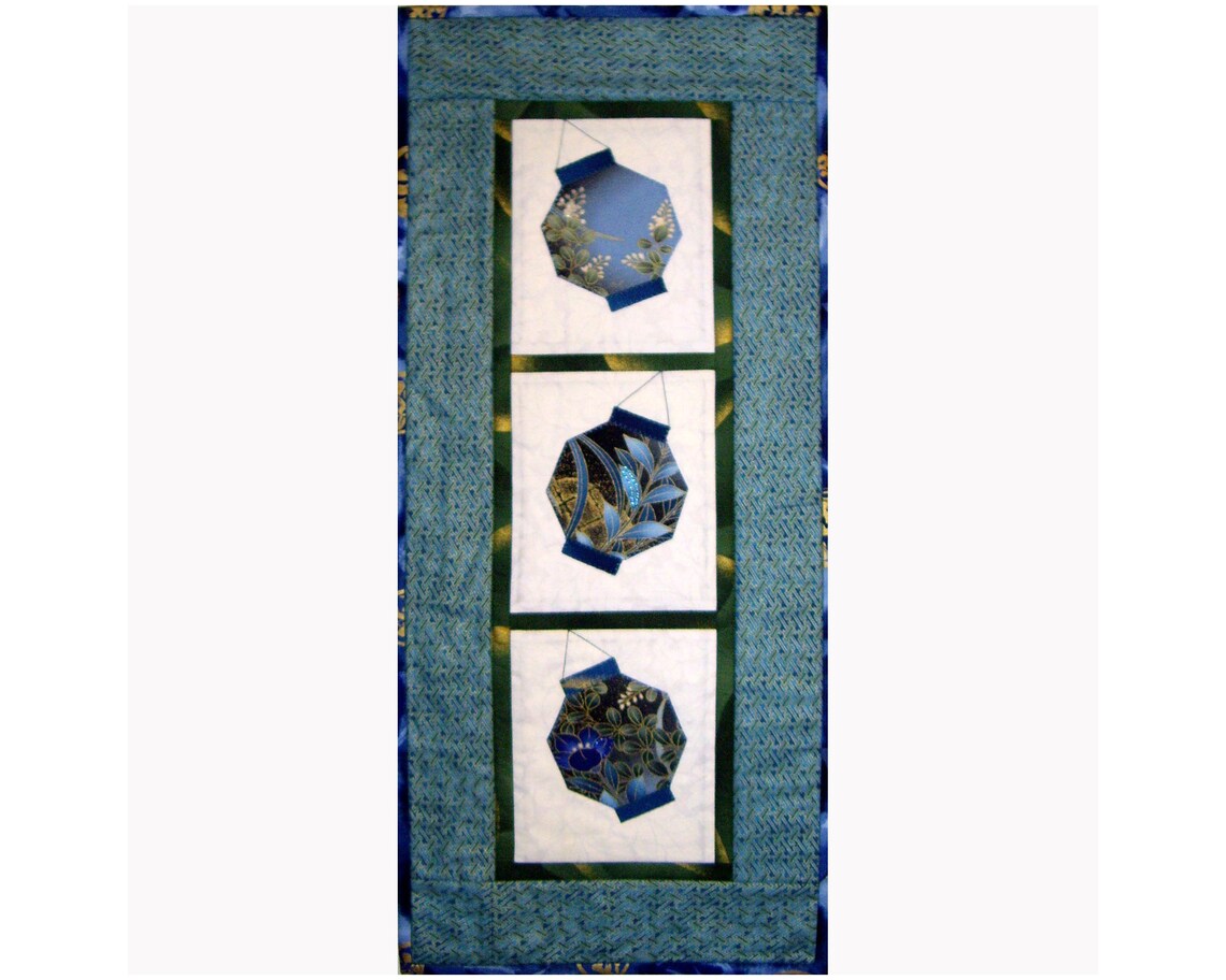 Swaying Lanterns Quilt Epattern, 4258-14e, Digital Pattern, Japanese ...
