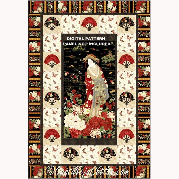 Geisha Fabric - Etsy