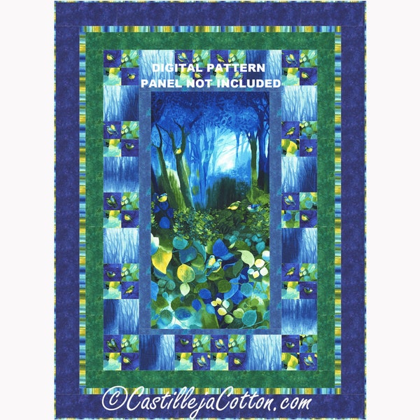 Forest Quilt Pattern - Etsy