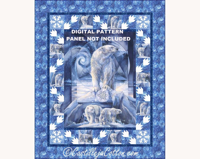 Call of the Wild Polar Bear Panel - Etsy