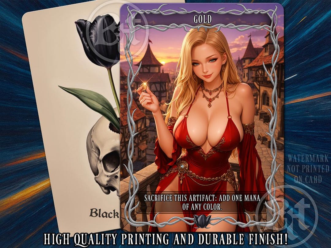 Gold MTG Token - Etsy