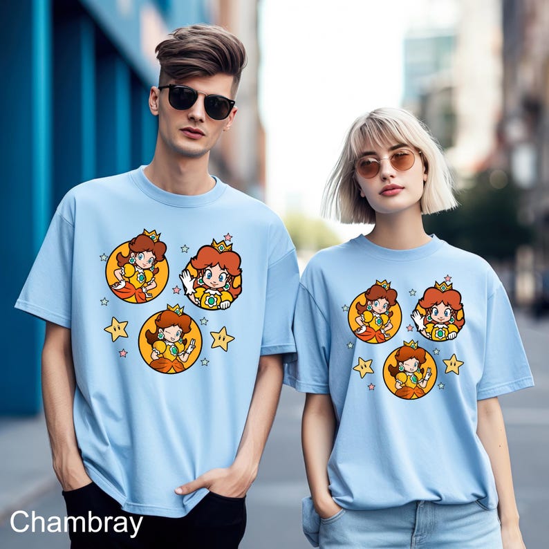 Mario Princess Daisy DTF Transfers, Mario Characters Heat Press ...