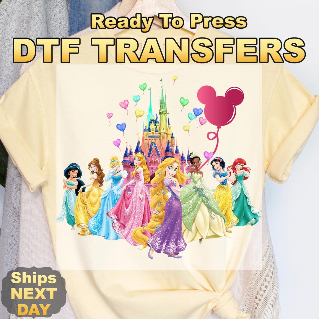 Disney Princess Ready to Press Transfer, Disney Family Direct to Film ...