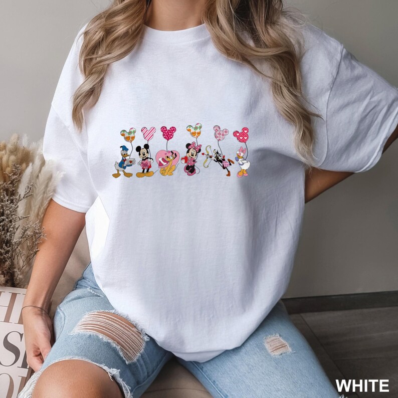 Disney Friends Valentine DTF Transfers, Disney Love Heat Press ...