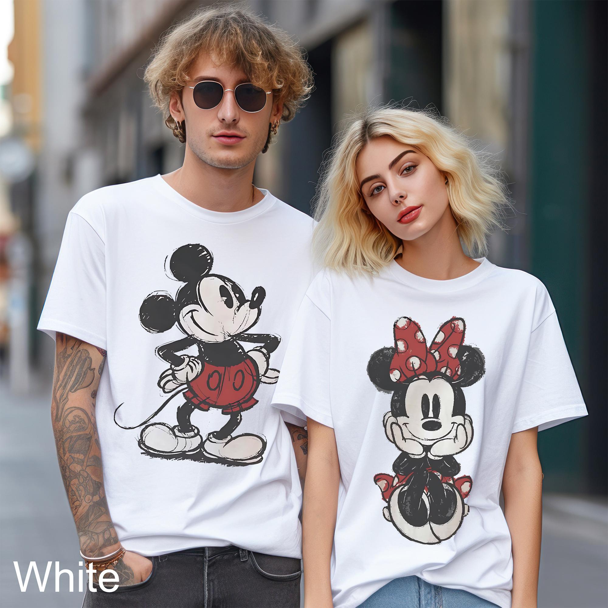 Disney Mickey and Minnie Mouse Classic Heat Press Transfer, Disney ...