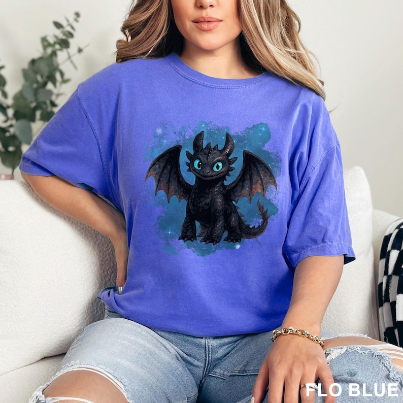 Toothless Dragon Heat Press Transfer, How to Train Your Dragon ...