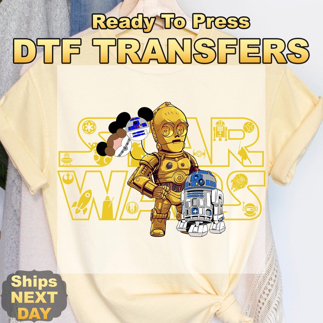 Star Wars Droids Ready to Press Transfer, Star Wars Day Direct to Film ...