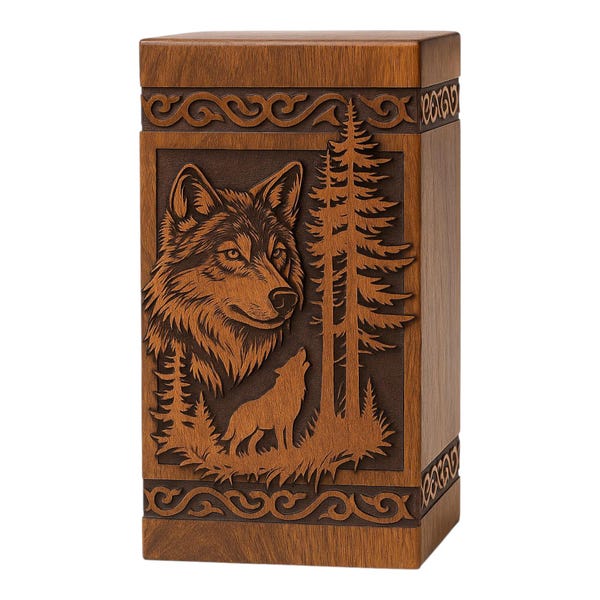 Carved Wolf - Etsy