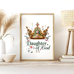 Daughter of God PNG: Vintage Christian Design (digital Download) - Etsy
