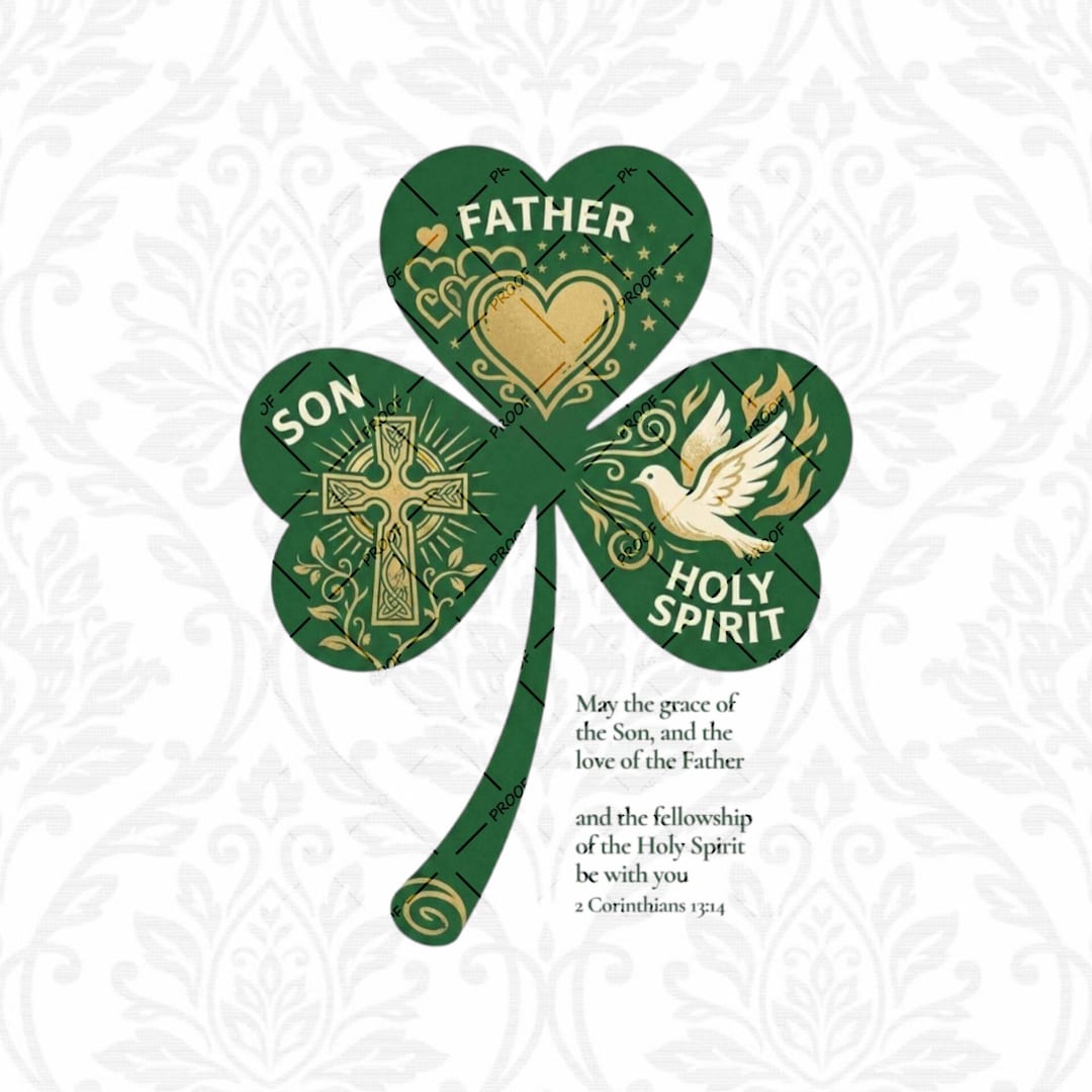 Three Leaf Clover PNG, St Patrick's Day, Holy Trinity, 2 Corinthians 13 ...