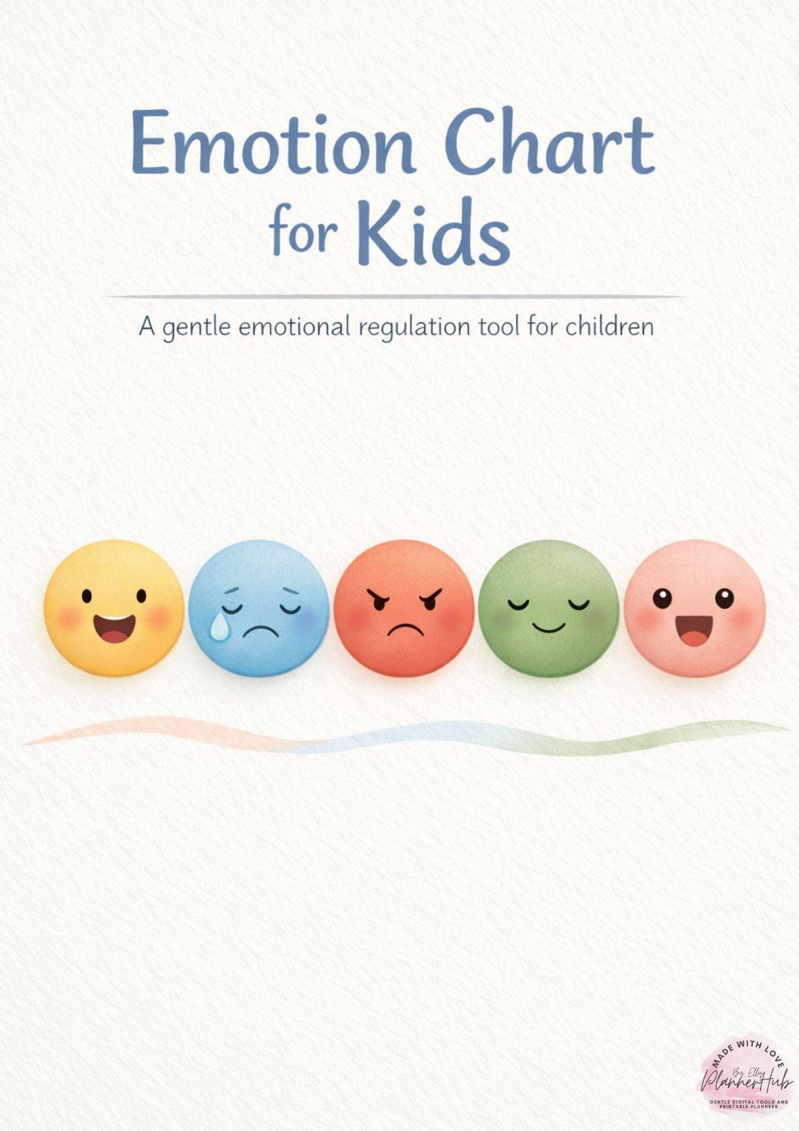 Kids Emotion Chart | Feelings Visual Aid (instant Download) - Etsy