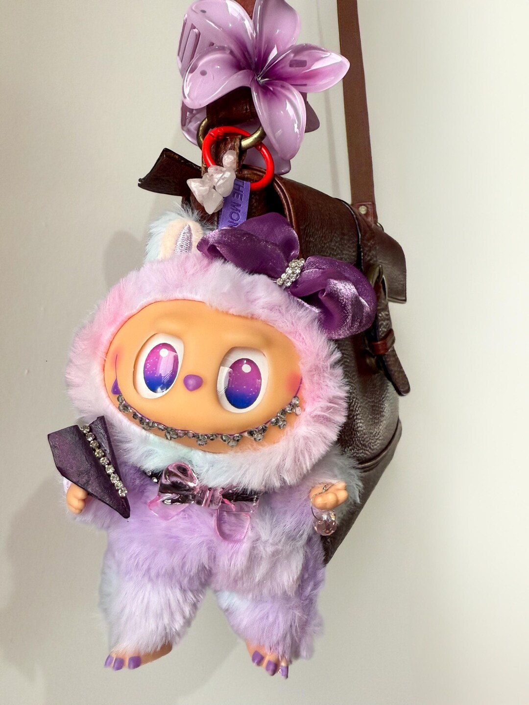 Bedazzled Labubu Art Doll: Handmade Pookiecore Kawaii Collectible - Etsy