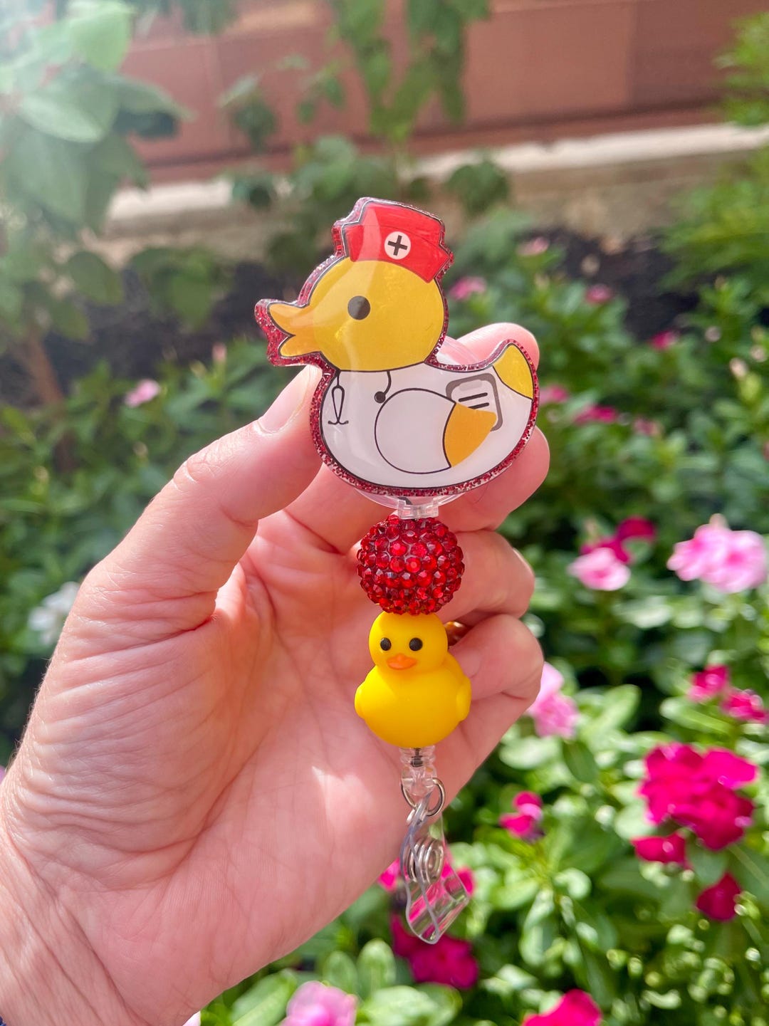 Healthcare Duck Badge Reel|duckie|stethoscope|nurse Life|free Shiping ...