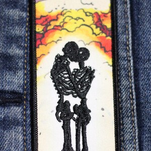 Atomic Nuclear Kiss Hiroshima Lovers Watchmen Comic Book Embroidered ...