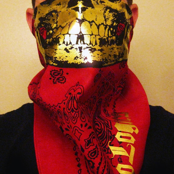 Solid Red Bandana - Etsy