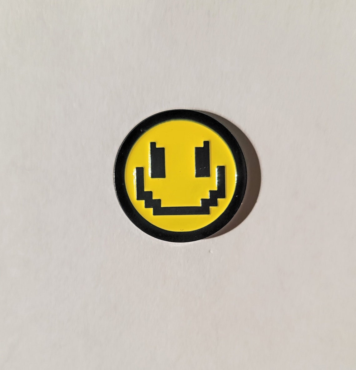 Hacker Smiley Face Enamel Pin Flair Emoji Cyberpunk - Etsy