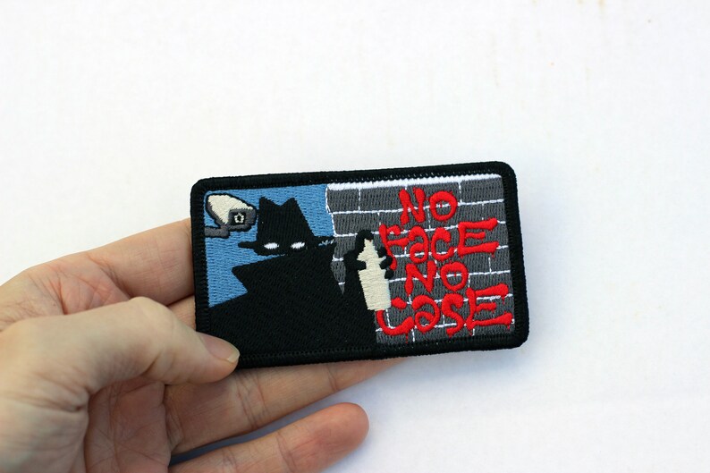 No Face No Case Graffiti Embroidered Iron-on Patch Cool Gift | Etsy