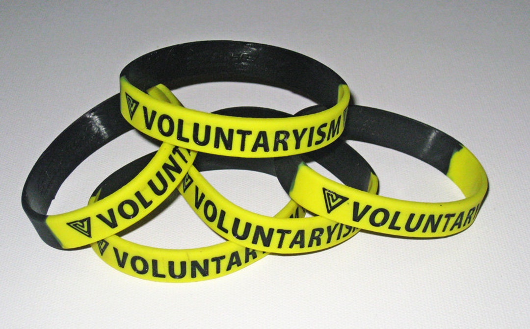 Voluntaryism Bracelets for Voluntary Peaceful People - Etsy
