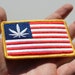 United States of Hemp American Flag Embroidered Iron-on Patch - Etsy
