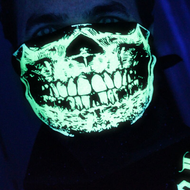 Skeleton Face Mask - Etsy