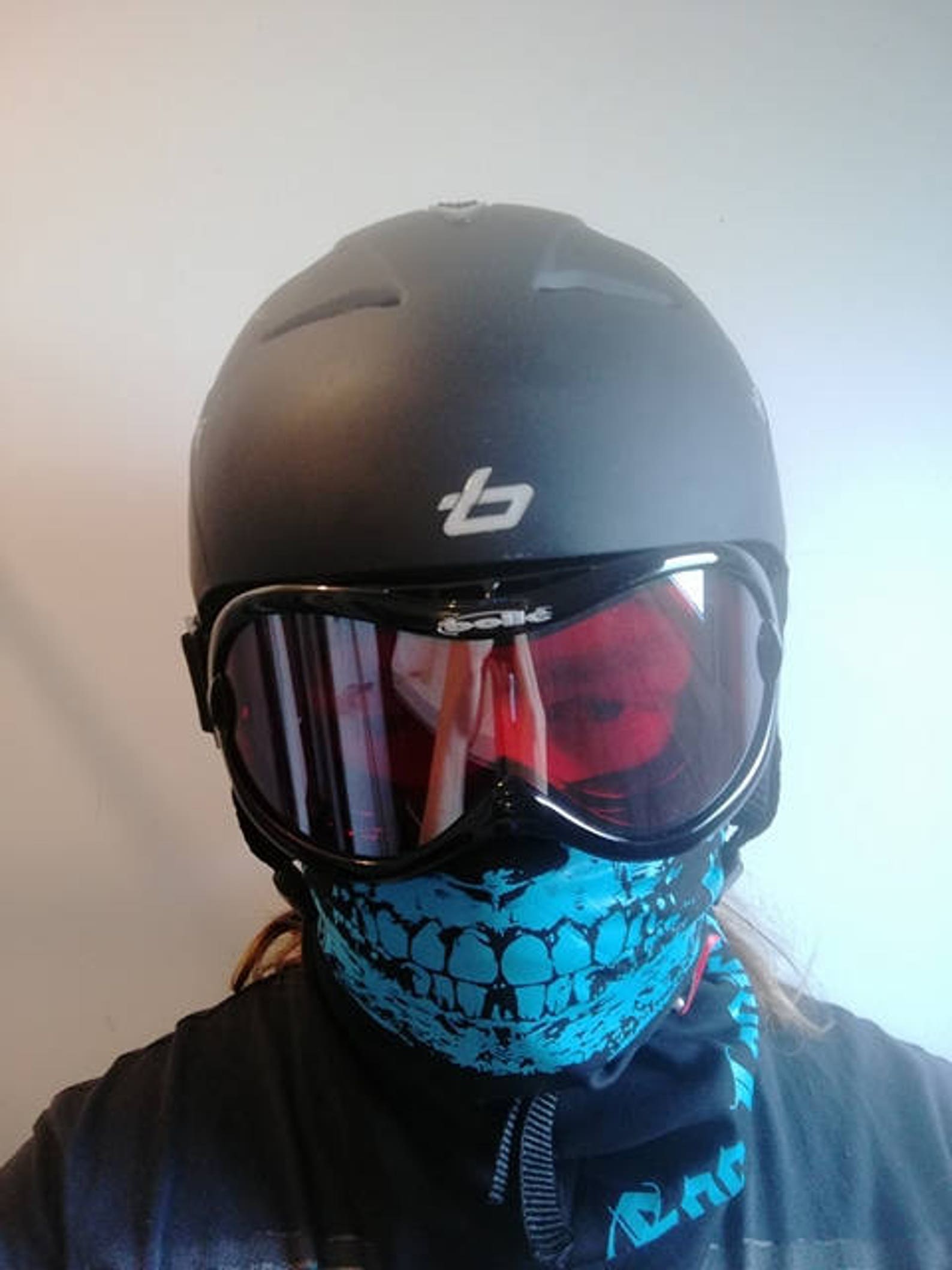 Dayglow Neon Blue Cyan Black Light UV Reactive Skull Bandana | Etsy