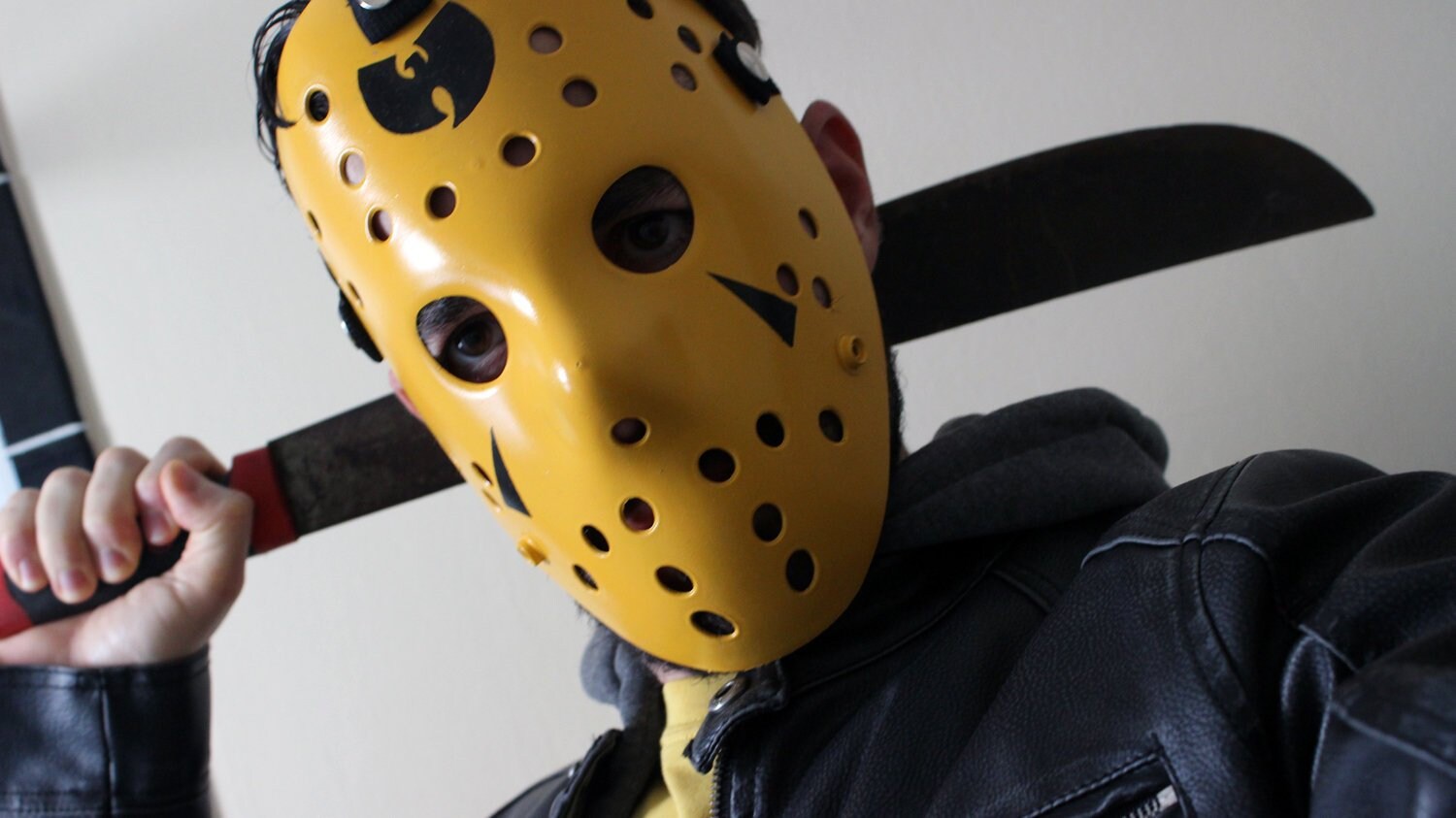 Wu-Tang Black and Yellow Jason Voorhees Friday the 13th Hockey | Etsy