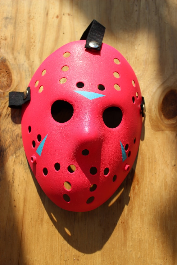 Miami Vice Neon Pink Blue Rave Jason Voorhees Friday the 13th | Etsy