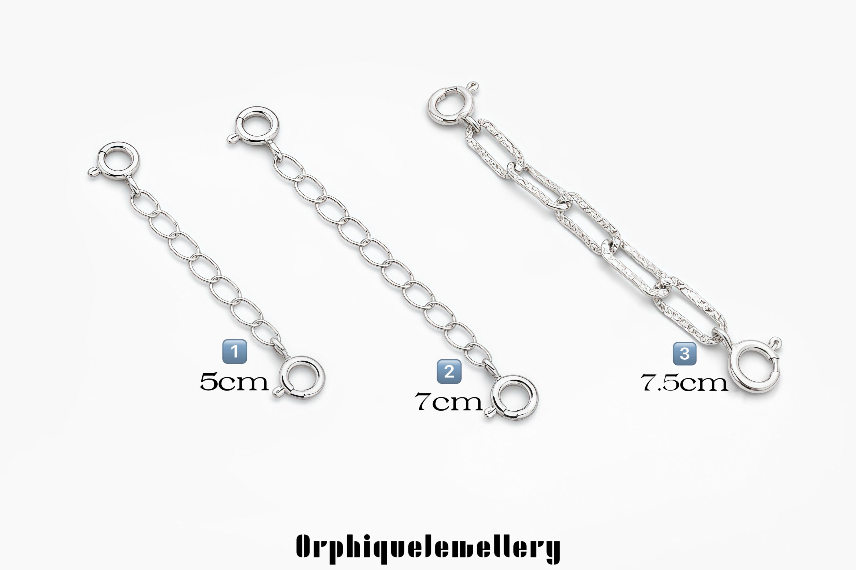 925 Sterling Silver Extender Chain – Necklace & Bracelet Extension - Etsy