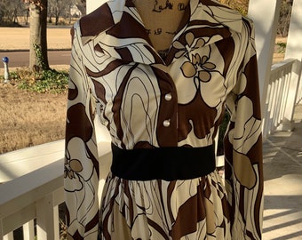 Midriff Band Dress | Etsy