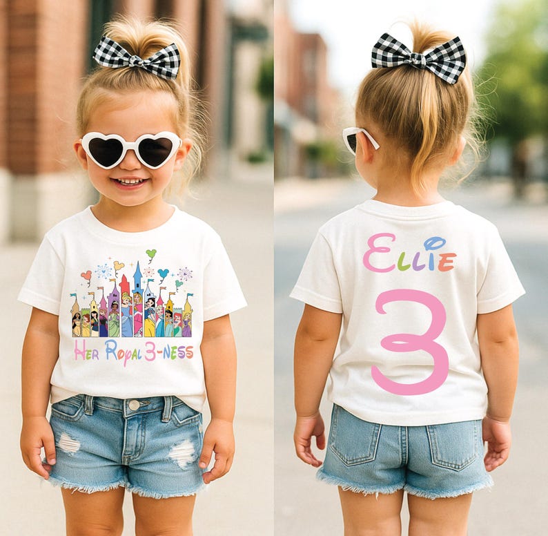 Her Royal 3-ness, Princess Birthday Shirt, Disney Princess Birthday ...