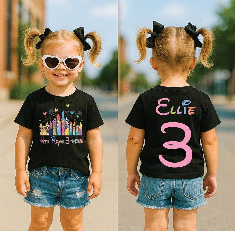 Her Royal 3-ness, Princess Birthday Shirt, Disney Princess Birthday ...