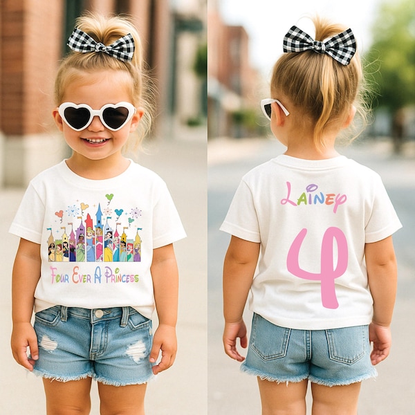 Four Ever a Princess Birthday Svg - Etsy