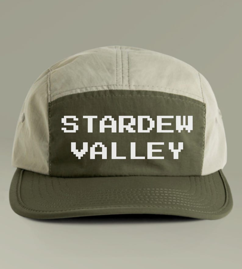 Stardew Valley Hat, Pixel Art Nylon Cap, Video Game Merch, Cozy Gamer ...