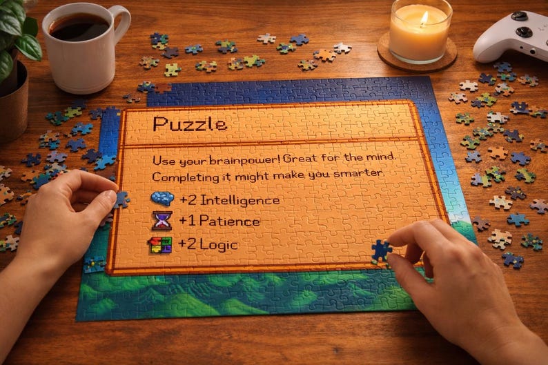 Stardew Valley Puzzle, Stardew Valley Merch Gift, Gamer Gifts ...