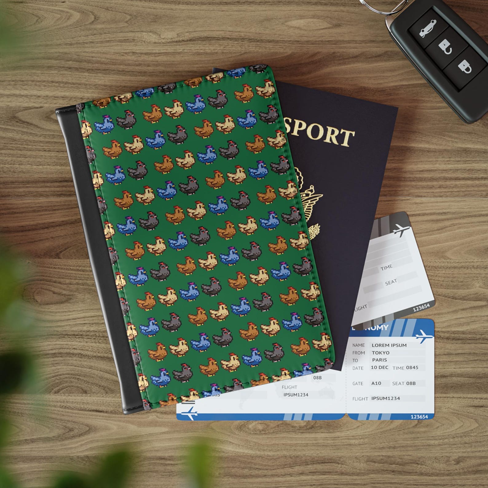 Stardew Valley Merch, Chicken Passport Cover, Pelican Town Passport ...