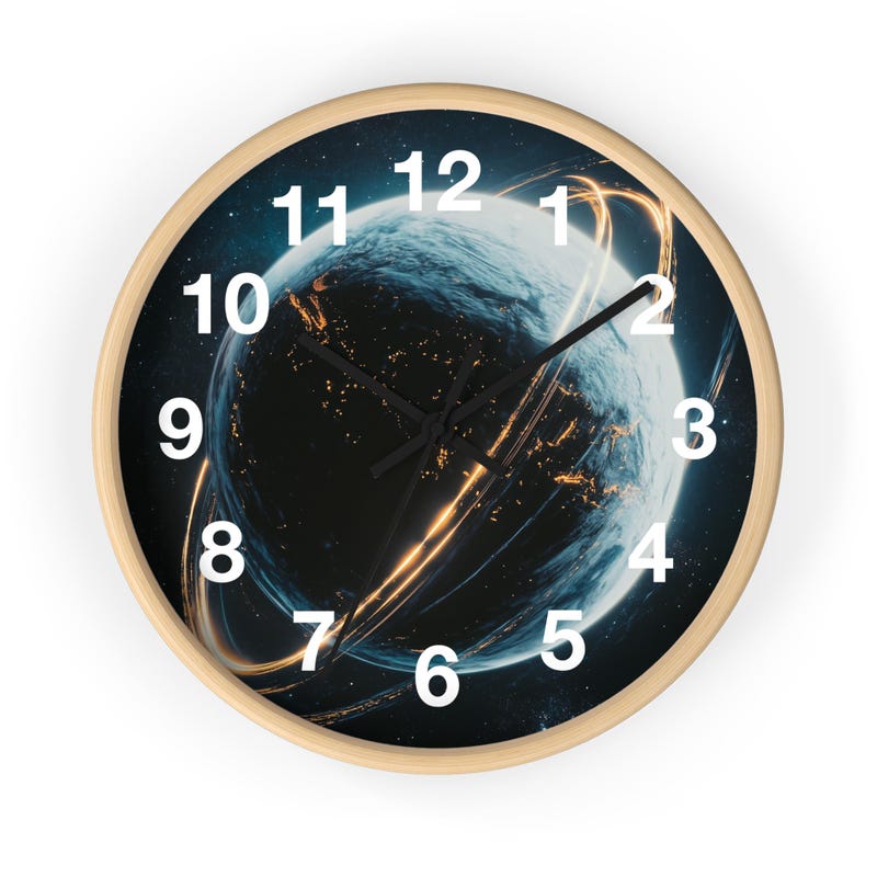 Planet Clock - Etsy