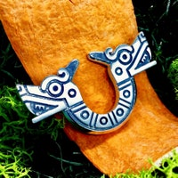 Ornate Filigree Septum Brass Piercing With Natural Garnet Stone ...